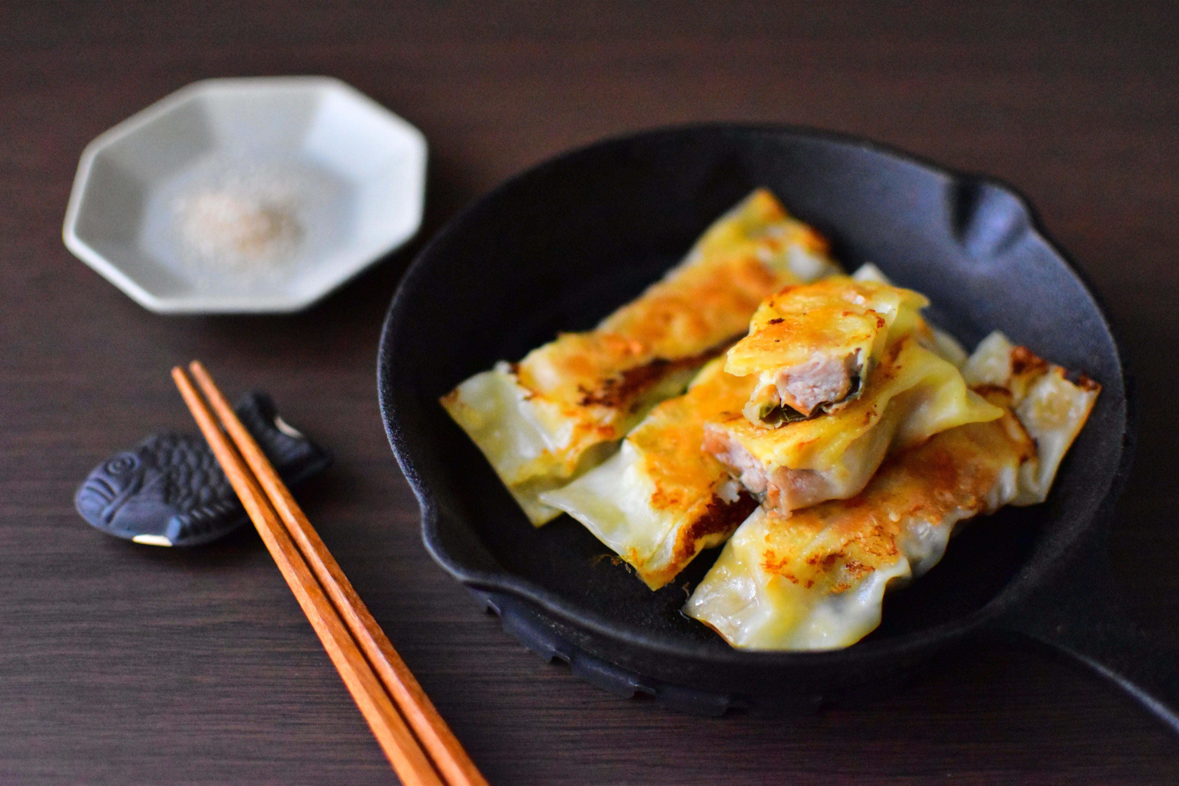 How To Make Chicken Gyoza With Shiso, Umeboshi, & Cheese – Japanese Taste