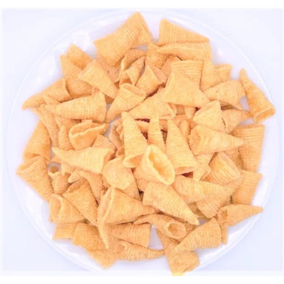 House Tongari Corn Japanese Cone Shaped Chips Lightly Salted (Pack of 6)