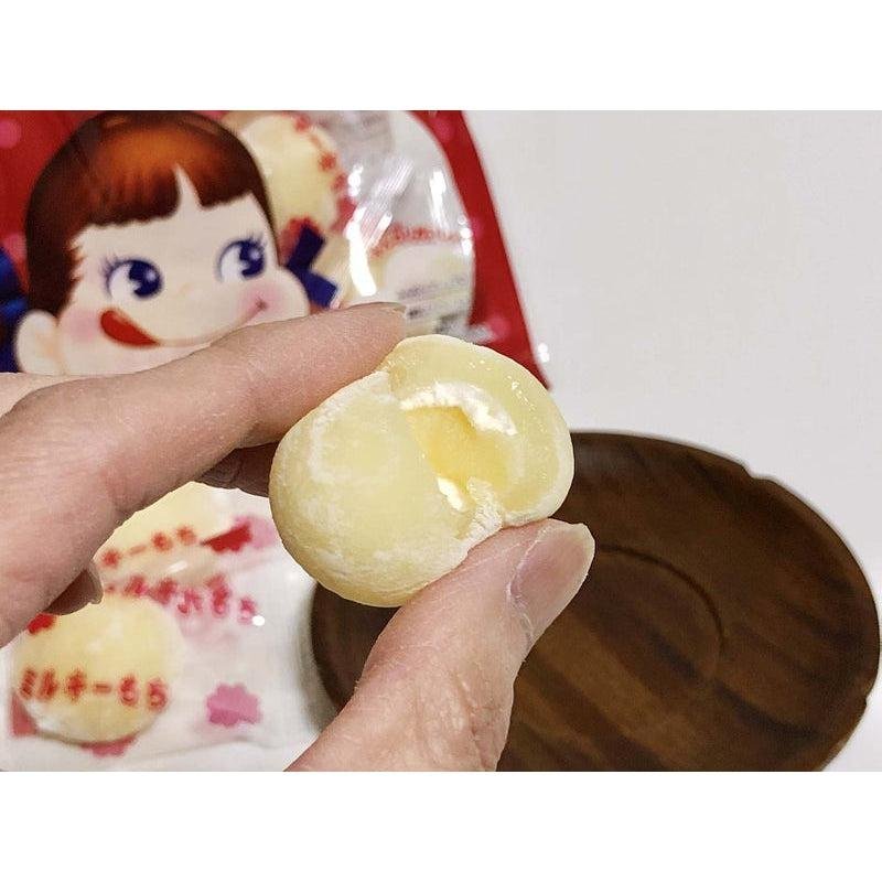 Nihonbashi Japanese Milk Mochi Snack Fujiya Milky Flavor 105g (Pack of