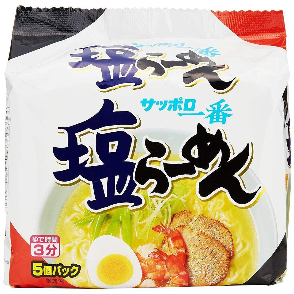 Sanyo Foods Sapporo Ichiban Shio Salt Ramen 5 Servings – Japanese Taste