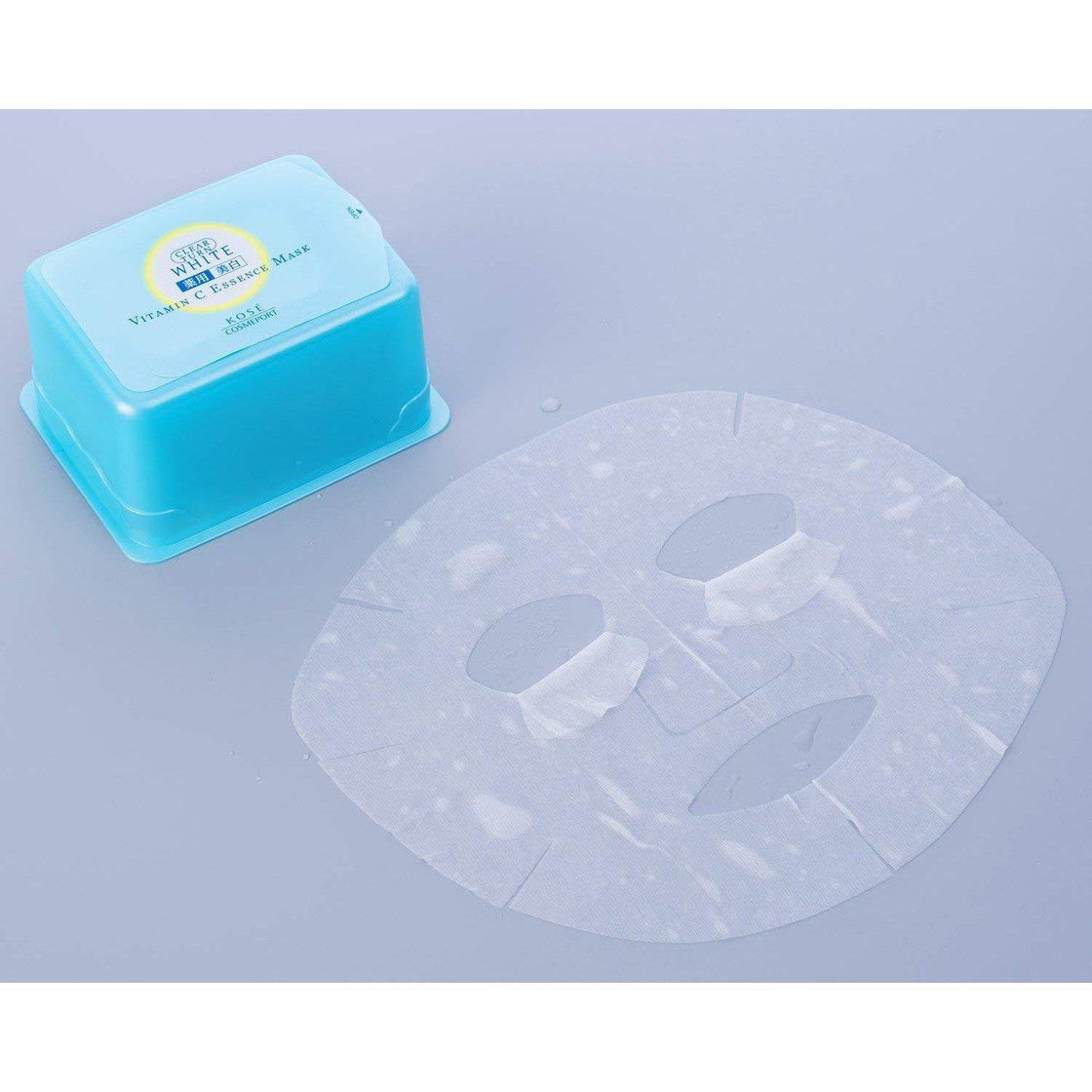 Kosé Clear Turn Hydrating Vitamin C Facial Sheet Mask 30 Sheets