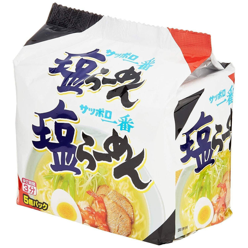 Sanyo Foods Sapporo Ichiban Shio Salt Ramen 5 Servings – Japanese Taste