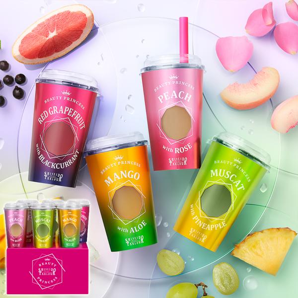 Shiseido Parlour Beauty Princess Collagen Fruit Jelly Drink Set 6 Cups